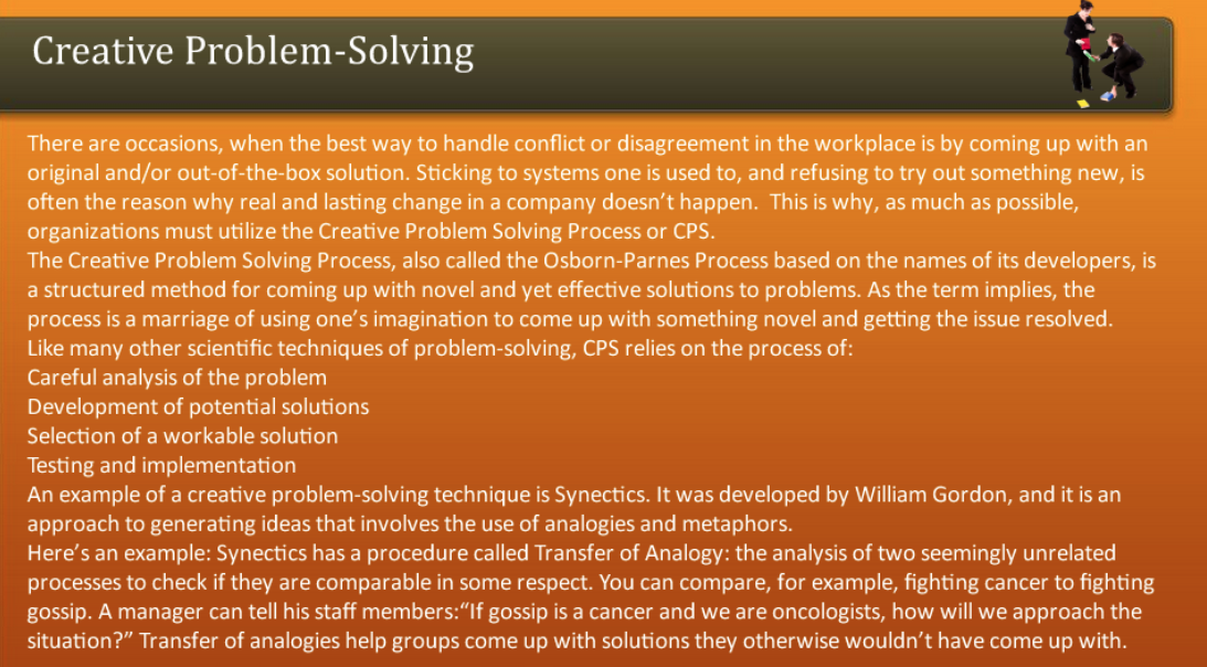 Creative Problem-Solving - FreshSkills