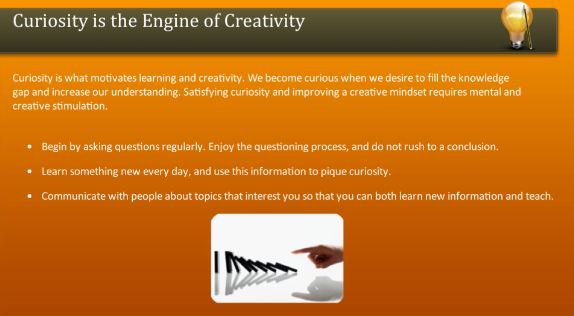 Curiosity is the Engine of Creativity - FreshSkills