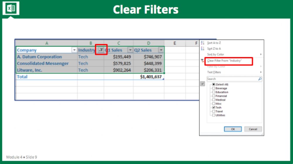 Clear Filter - FreshSkills
