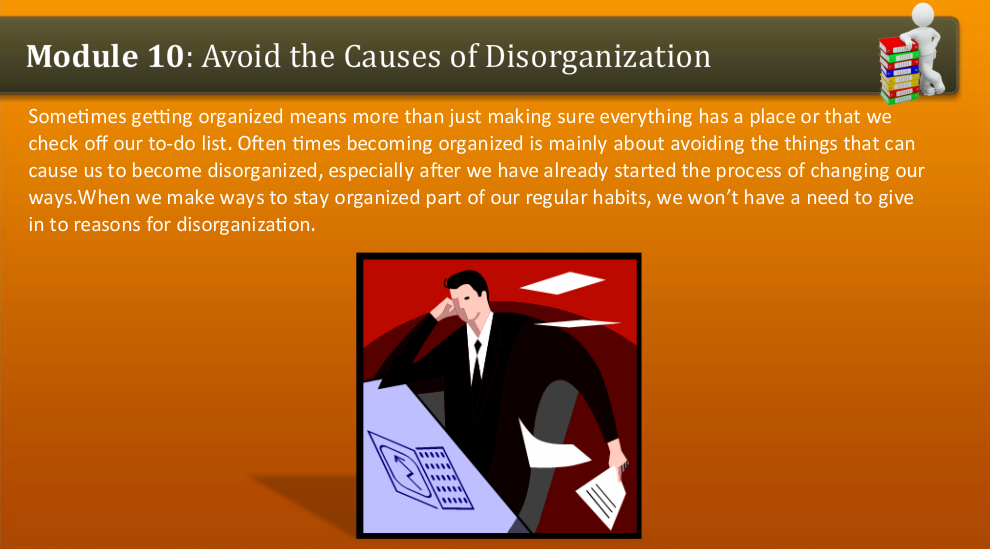 Avoid the Causes of Disorganization - FreshSkills