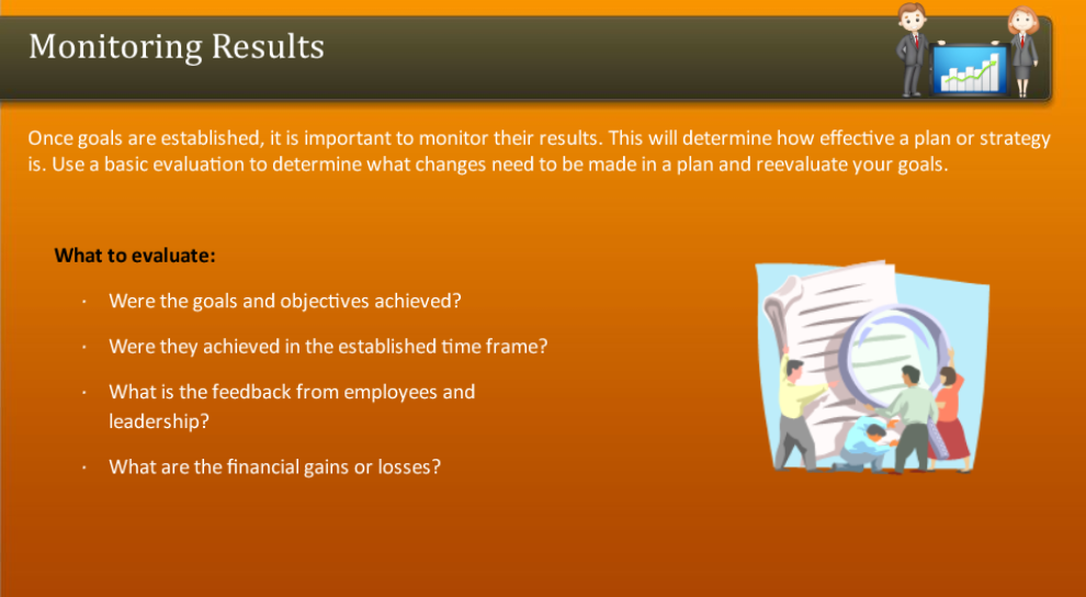 Monitoring Results - FreshSkills