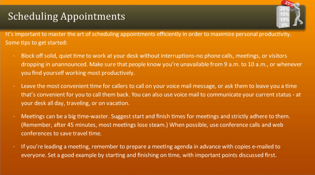 Scheduling Appointments - FreshSkills