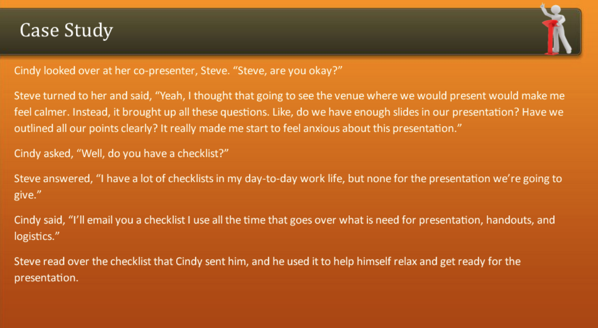 Case study: Module 7 - Public Speaking - FreshSkills