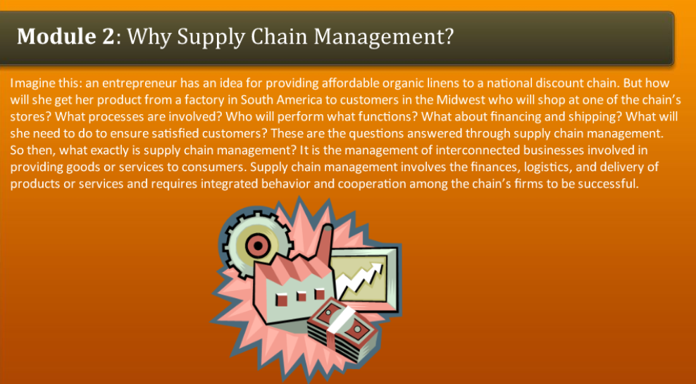 Why Supply Chain Management - FreshSkills
