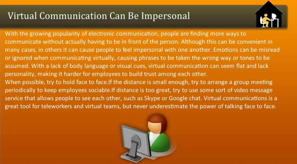 Virtual Communication Can Be Impersonal - FreshSkills